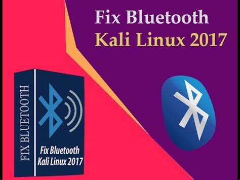How To Fix Bluetooth Problem In Kali Linux 2017 1 YouTube