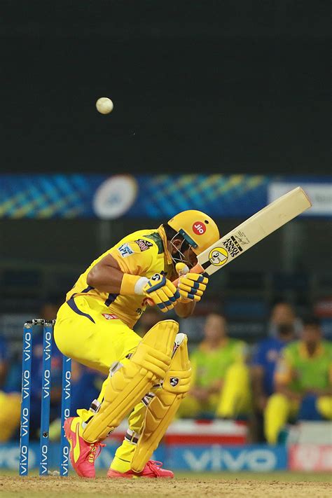 Suresh Raina Ducks Under A Short Ball
