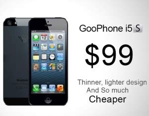 GooPhone I5S Contrefacon Sous Android Au Prix De 99 Video