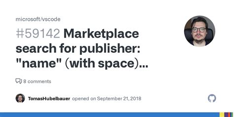 Marketplace Search For Publisher Name With Space Includes Extensions From Other Publishers