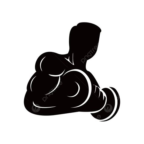 Logotipo De Silueta De Hombre Fitness Vector Png Gimnasia Hombre The