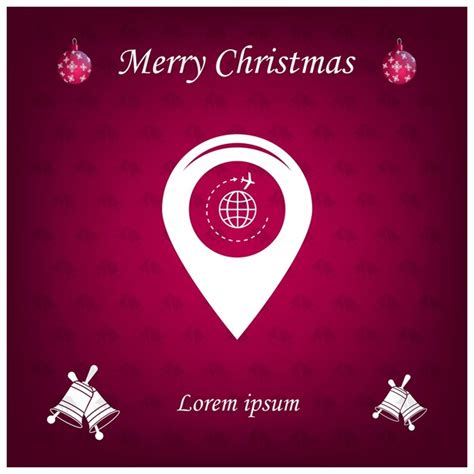 Premium Vector Map Pointer With Air Plane Iconmap Pointervector