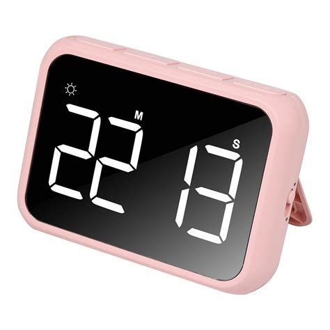 Big Timer With Night Light Portable Battery Powered Magnetic Countdown Stopwatch Versatile