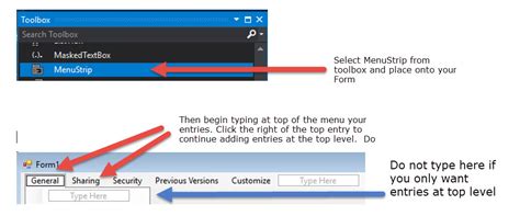 C How Do I Create This Menu In Windows Form Application Attached Image Stack Overflow