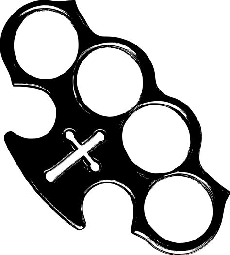 Brassknuckles Svg Brass Knuckles Clipart Retro Brass Etsy Uk