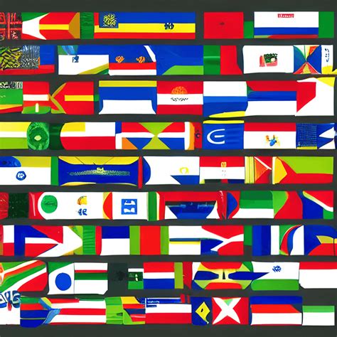 All Flags In One Flag Graphic · Creative Fabrica