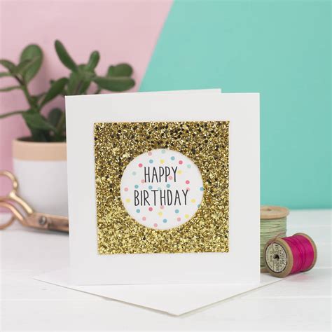 Glitter Birthday Cards
