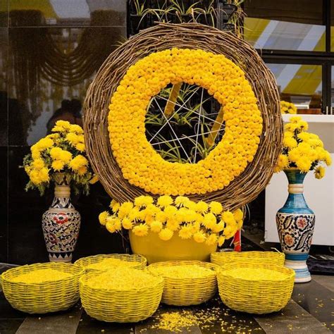 10 Haldi Decoration Ideas For Your Home Haldi Ceremony