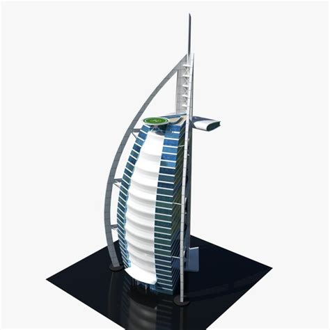 버즈 알 아랍 호텔 3d 모델 Turbosquid 2093278
