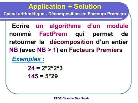 Bac Sc De L Informatique Algorithme Et Programmation