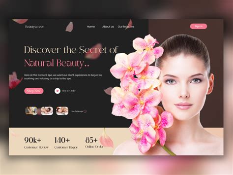 Beauty And Cosmetic Header Design By Sourav Das On Dribbble