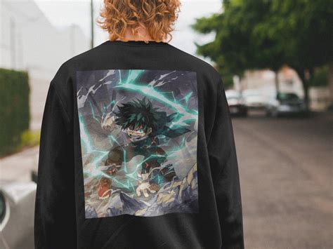 Midoriya Izuku Unisex Deku Bnha Sweater Deku Sweatshirt Etsy In 2022