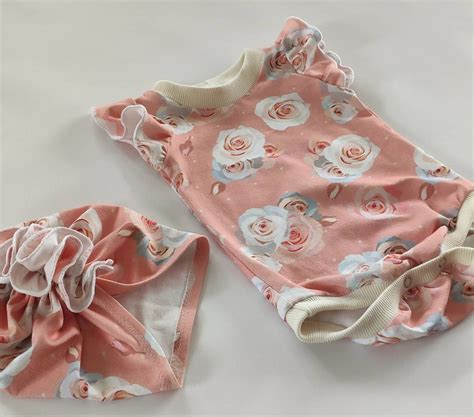 Turban dla dziewczynki w róże Milka Hand Made
