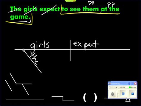 Sentence Diagram Infinitive Phrase As Direct Object A Youtube