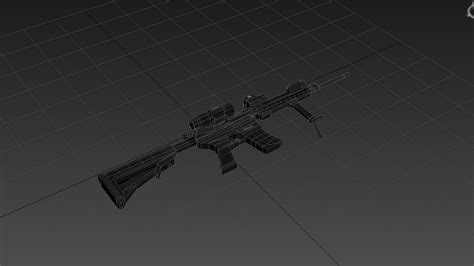 Masaf Iranian Assault Rifle D Model Turbosquid