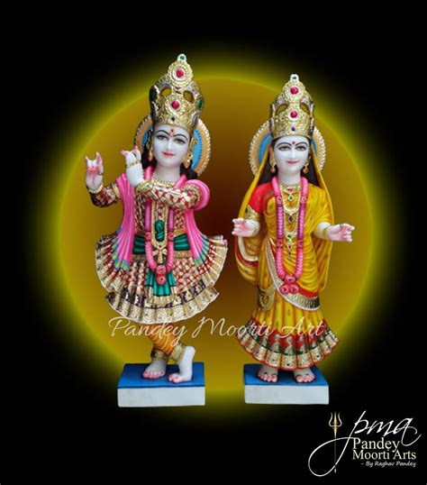 Radha Krishna Moorti Pmark06 Pandey Moorti Arts