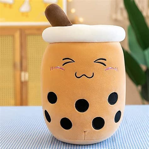 Ditucu Cute Boba Tea Plush Stuffed Bubble Tea Plushie Cartoon Soft Milk