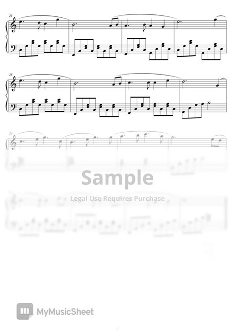 邓丽君 月亮代表我的心 Lembar Musik By Benny Chaw