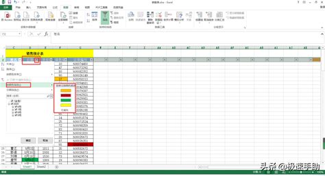 Excel表格怎么进行颜色筛选 Excel怎么底色筛选 正数办公