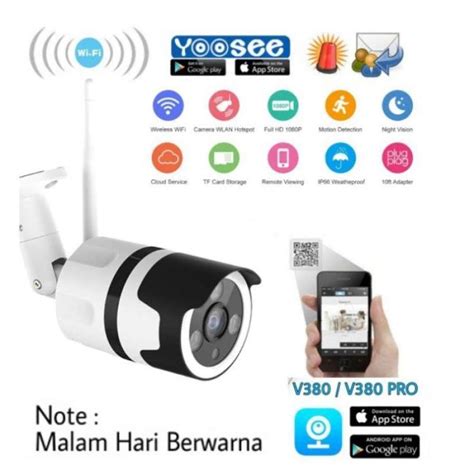 Promo Cctv Wifi 601 Ip Cam Cctv Outdoor V380 V380 Smart Wifi Kamera