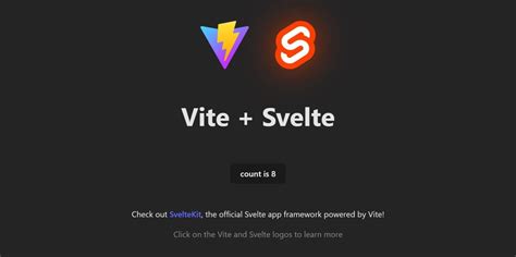 Quickstart Svelte Setting Up And Running A Development Server Dev