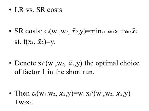 Chapter Cost Minimization Key Concept Cost Minimization