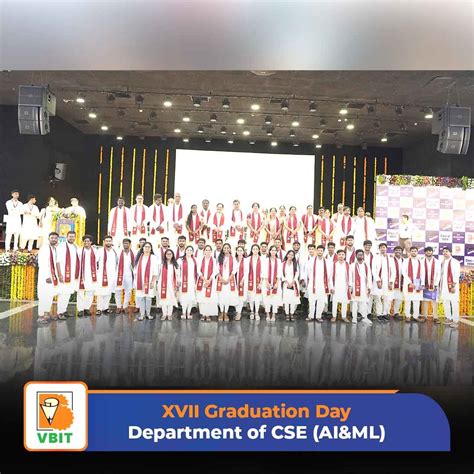 Vignana Bharathi Institute Of Technology On Linkedin Vbit Graduationday Cse Ai Ml