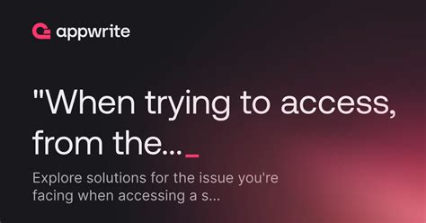 When Trying To Access From The Browser This Message Appears Also It Works On Some Devices
