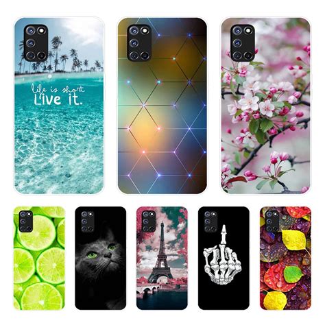 For Oppo A A A Case Silicon Soft Tpu Letters Alphabet Cute Cover For