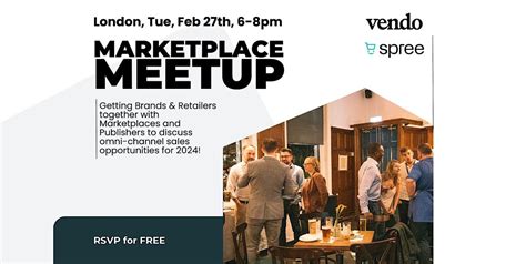 Marketplace Meetup London Excel London 27 February 2024