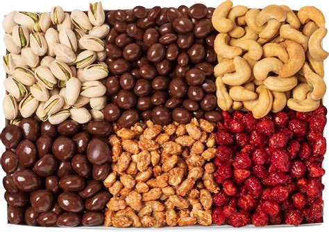 Mixed Nut Sampler Variety Snack Box For Father