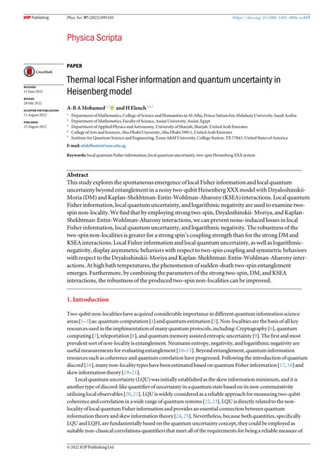 Thermal Local Fisher Information And Quantum Uncertainty In Heisenberg