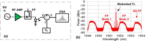 A Experimental Set Up For Broadband Gain Switched Comb Generation