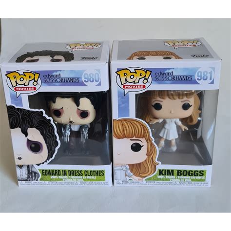 Funko Pop Edward Scissorhands E Kim Boggs Original Shopee Brasil