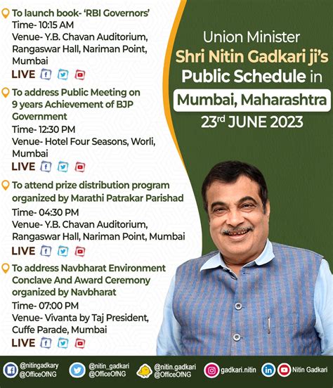 Nitin Gadkari On Twitter Rt Officeofng Union Minister Shri Nitin