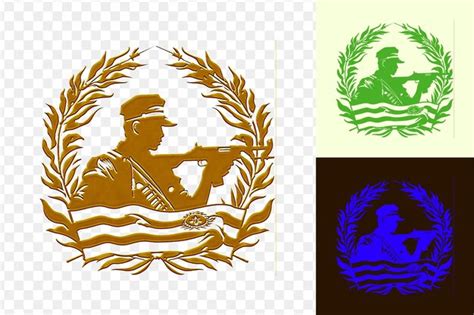 Revolución Nacional De Indonesia Con Un Icono Vintage Con Un Símbolo De