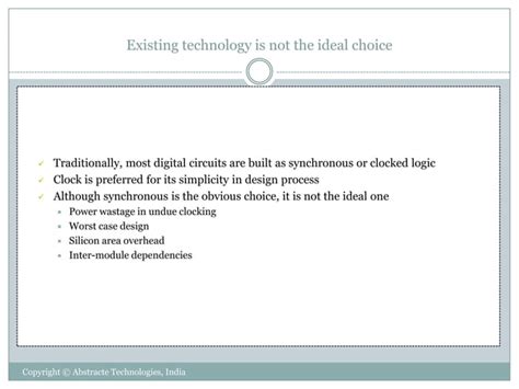 Asynchronous Technology Ppt Free Download
