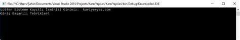 C If Ve Else If Kullanımı C Koşullu İfadeler C Karar Yapıları