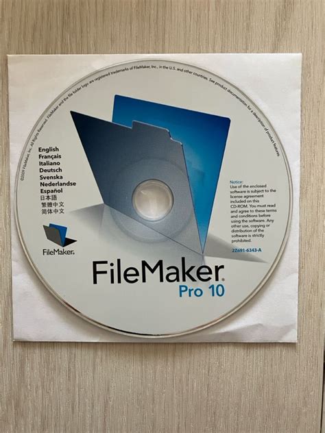 Yahoo オークション Filemaker Pro 10 Cd Rom