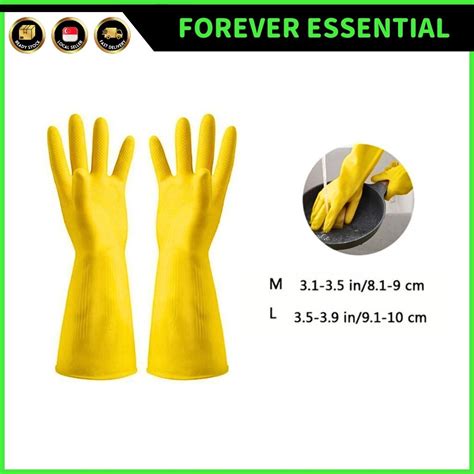 Forever Essential Kitchen Washing Gloves Long Cut Proof Thickened Waterproof Dish Household