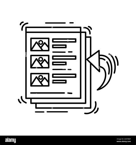 Ecommerce Catalog Icon Hand Drawn Icon Set Outline Black Doodle Icon