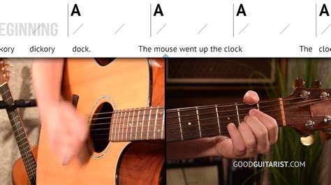 Learn Another Nursery Rhyme Hickory Dickory Dock Chords Strumming