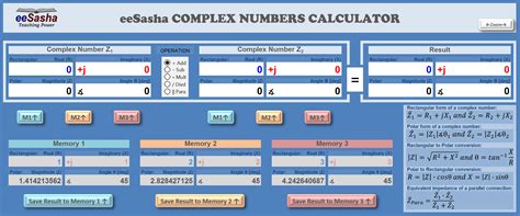 complex numbers calculator eesasha electrical engineering courses