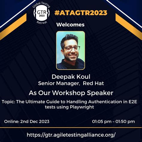 Agile Testing Alliance On Linkedin Atagtr2023 Atagtr2023 Atagtr2023 Cafeatahon Leadership