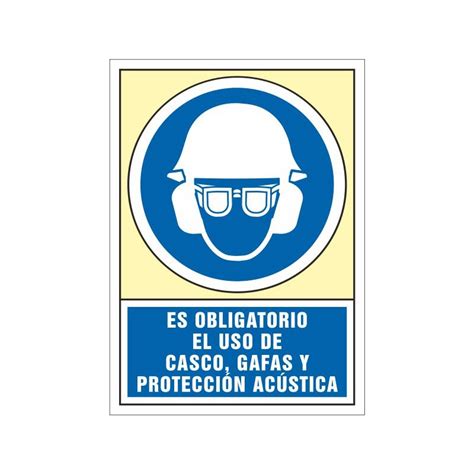 Señal Es Obligatorio El Uso De Cascogafas Y Proteccion Acustica