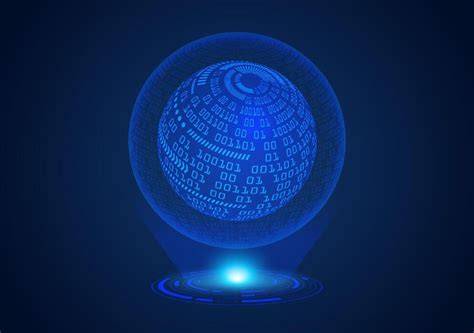 Binary Globe Vector Art Icons And Graphics For Free Download