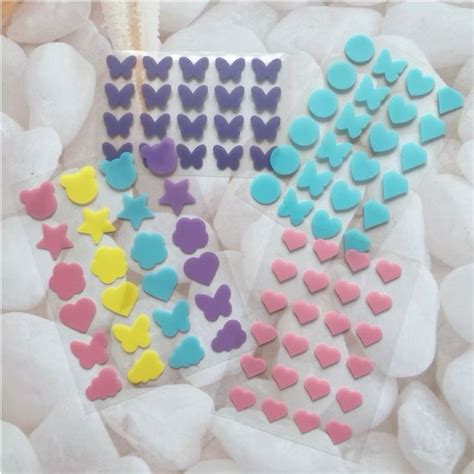 [pss] Acne Piple Patch Acne Stick Sticker Motif Colorful Hydrocolloid Acne Stickers Acne