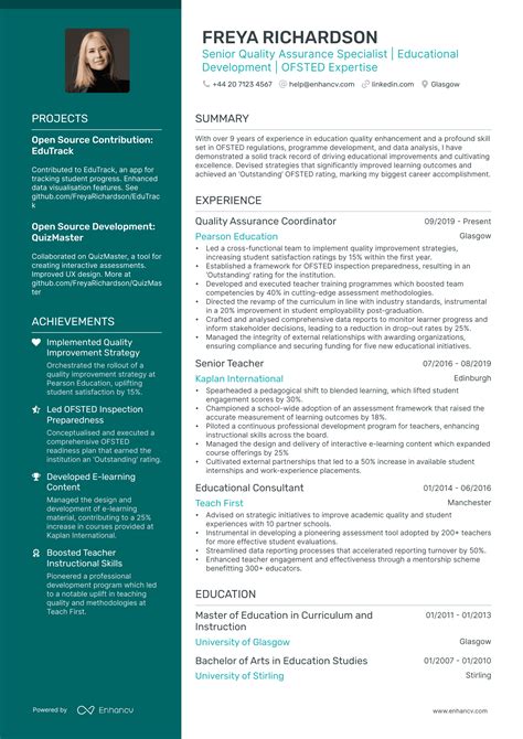 Quality Manager CV Examples Guide For