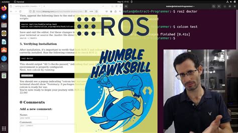 How To Install Ros 2 Humble On Ubuntu 2204 Youtube
