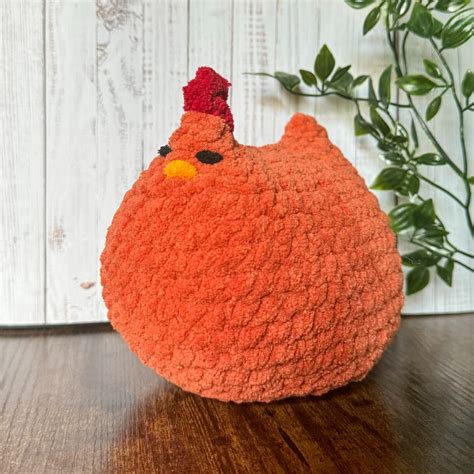 Chicken Crochet Plush Red Chicken Makerplace By Michaels